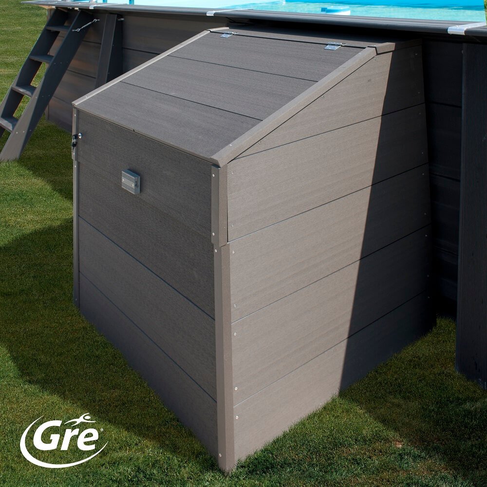 Flot teknikrum til pool fra Poolworld